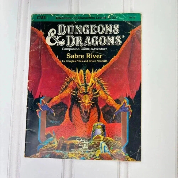 Tsr | Toys | Dungeons Dragons Companion Game Adventure Sabre River Cm3 ...